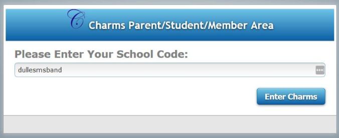 How to Log In to Charms | Dulles Middle School Viking Band