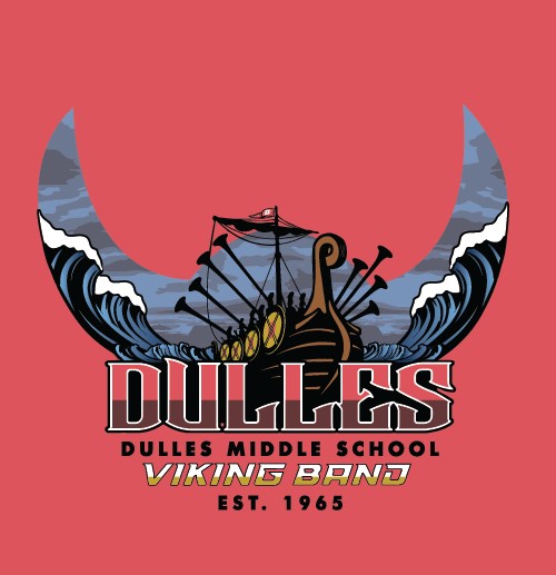 DMS Band T-Shirt – New Design | Dulles Middle School Viking Band